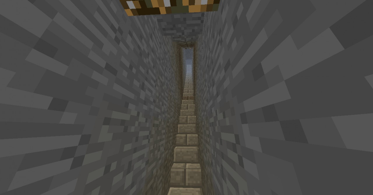 stone flatland house Minecraft Map