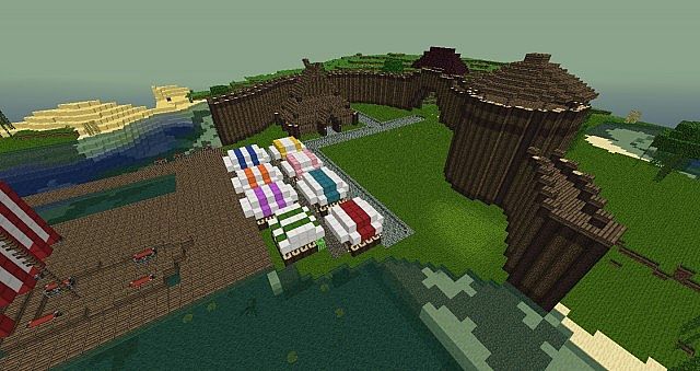 Viking fortress Minecraft Map