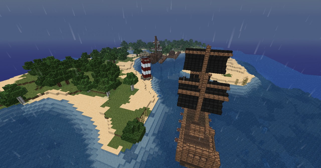 island docks ( soon to become island community ) Minecraft Map