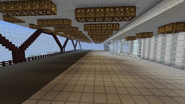 Modern Train Station prominecraft.pl Minecraft Map