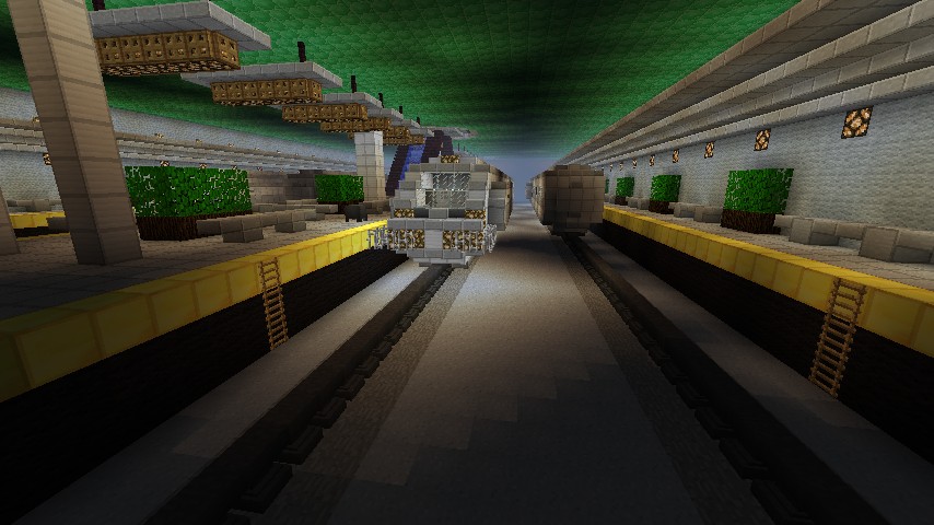 Modern Train Station prominecraft.pl Minecraft Map
