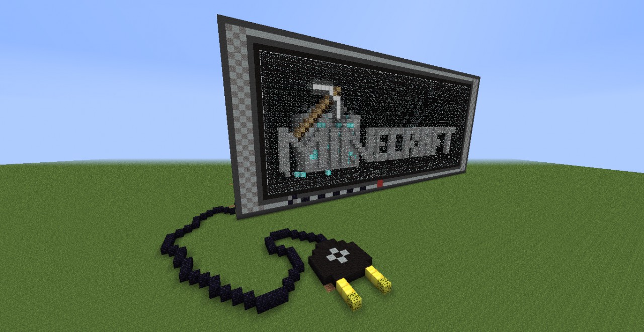 3D Television Minecraft Map