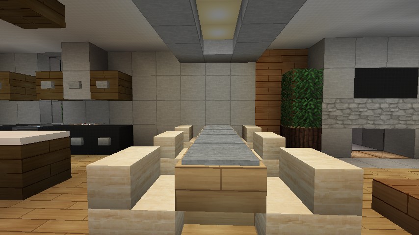 Modern House - Stretched Out Minecraft Map