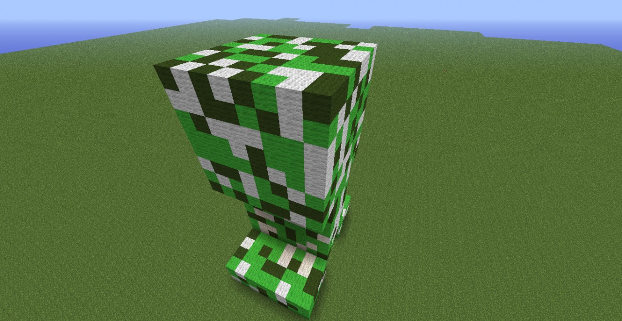 Giant Creeper-Actually Blew Up When Approached Minecraft Map