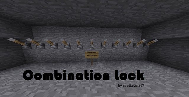 Combination Lock Minecraft Map