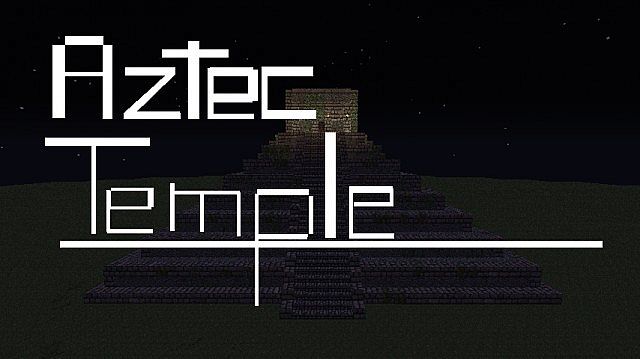 Aztec Temple. Minecraft Map