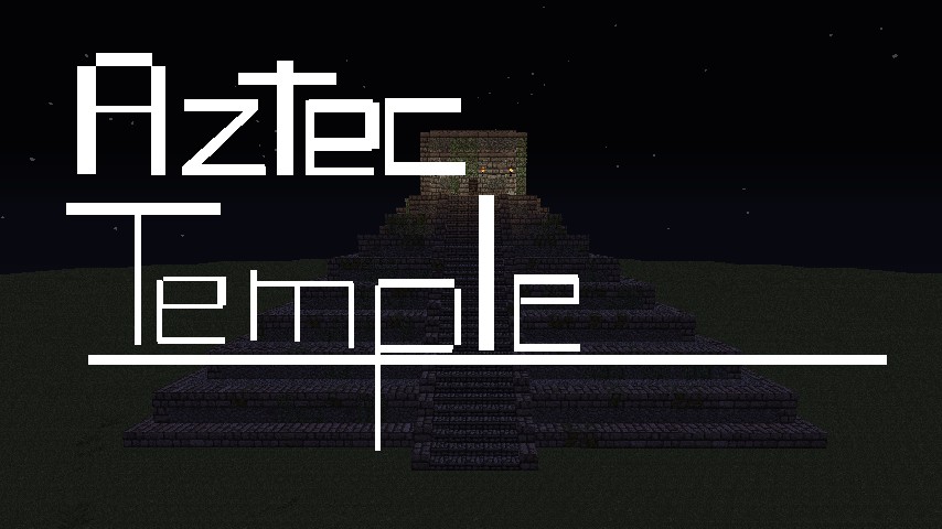 Aztec Temple. Minecraft Map