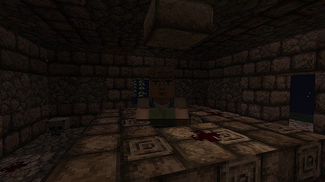 Aztec Temple. Minecraft Map