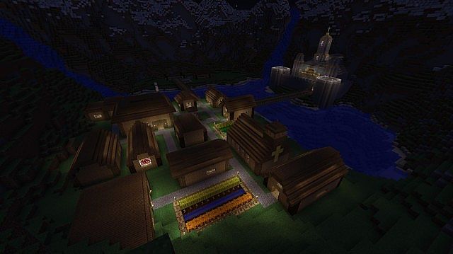 Valley Village Minecraft Map
