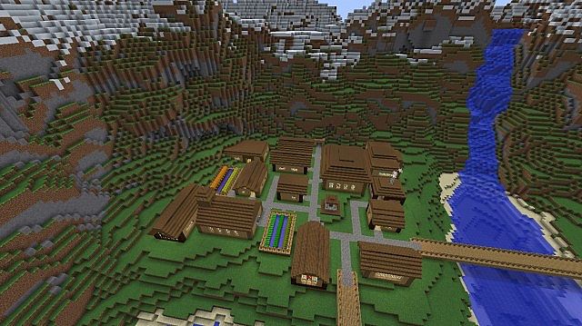 Valley Village Minecraft Map
