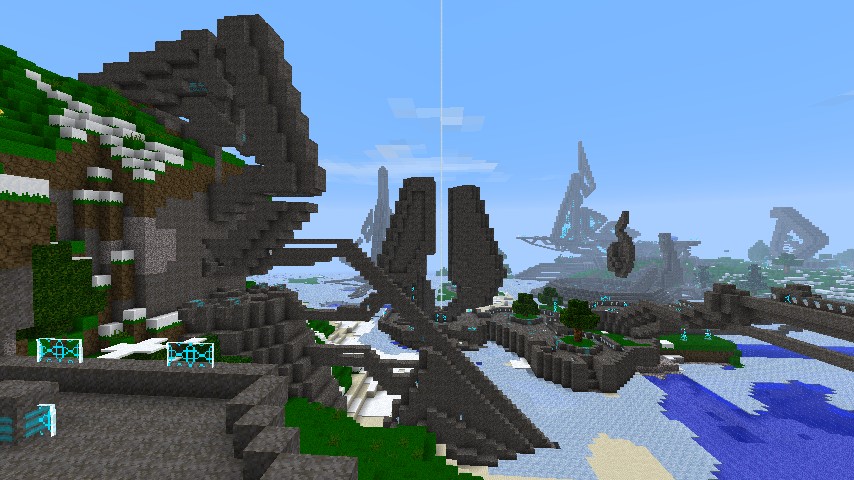 Halo Forerunner Colony World Minecraft Map