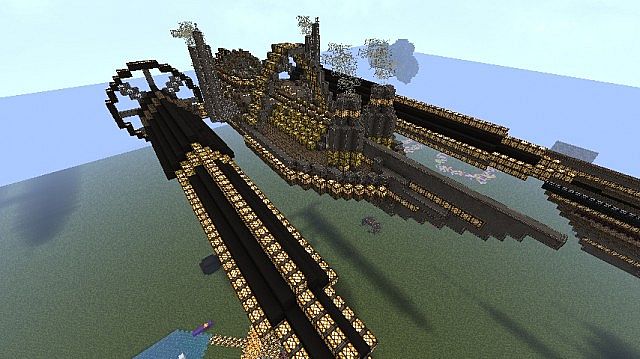 Smuggler class_Steam_Airship ( 'clockwork app) Minecraft Map