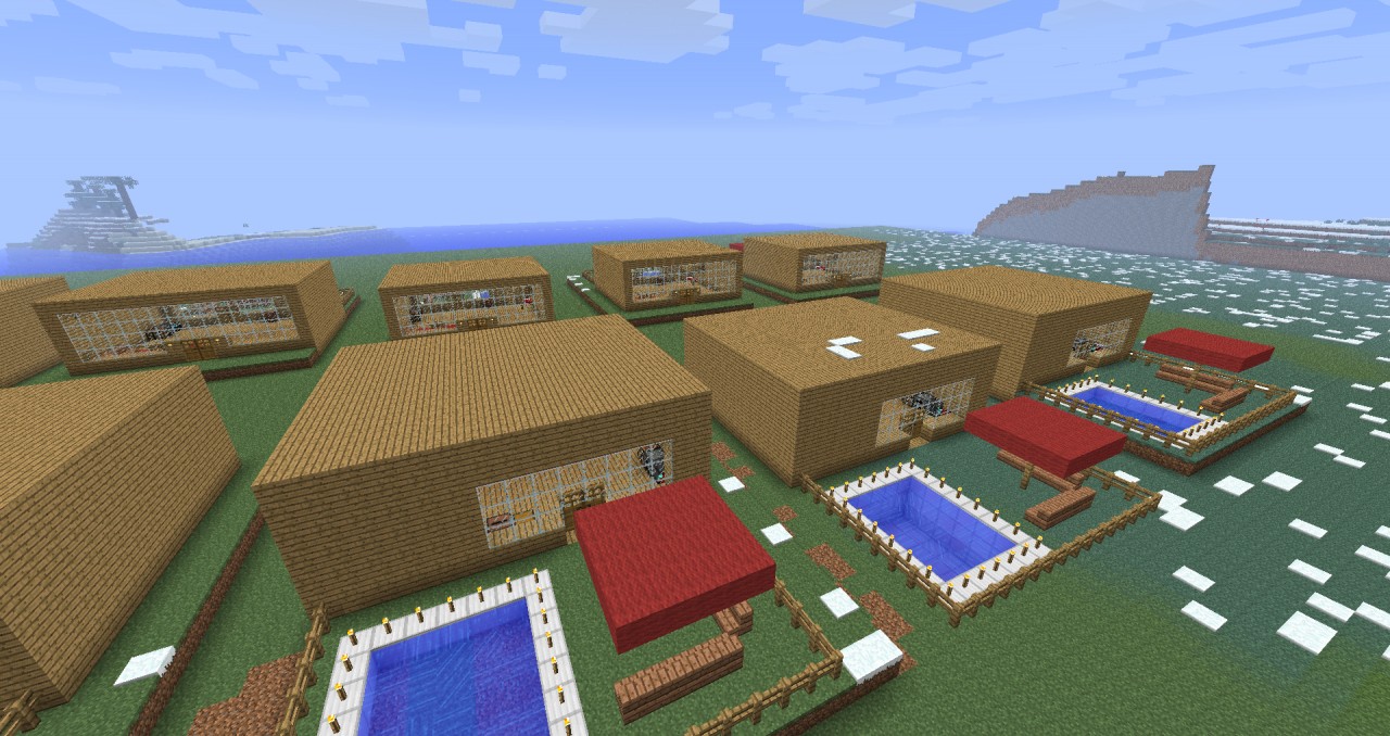 Modern Village Minecraft Map