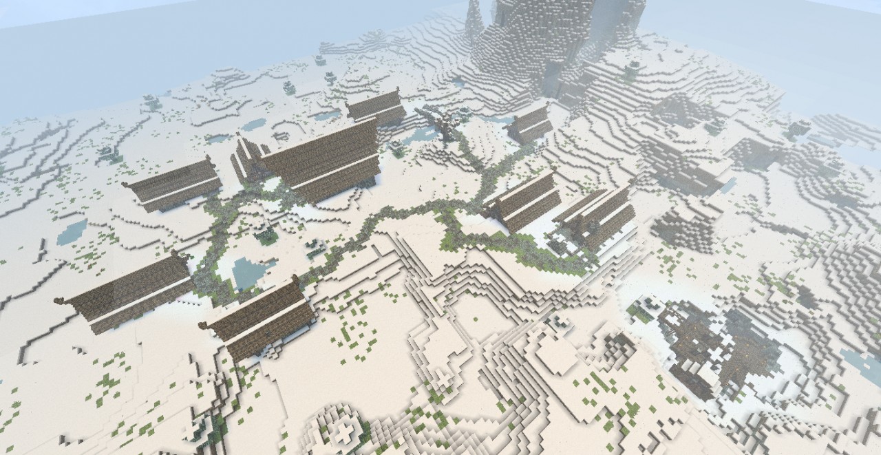 Nordic Style Village Minecraft Map