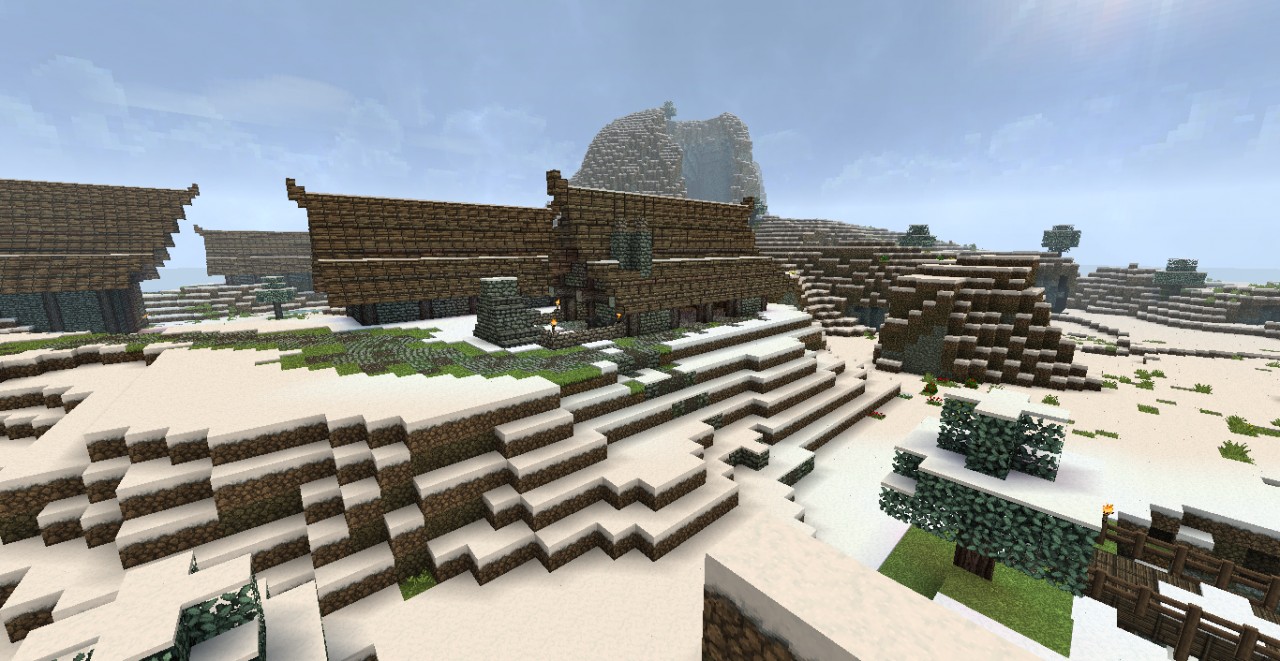 Nordic Style Village Minecraft Map