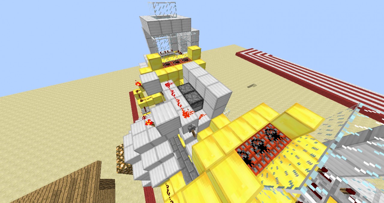 Semi Automatic Minecraft Robot Minecraft Map