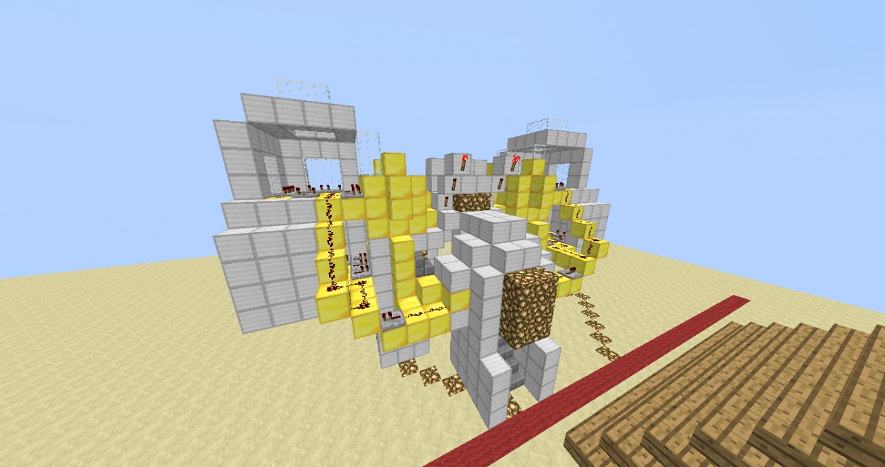 Semi Automatic Minecraft Robot Minecraft Map
