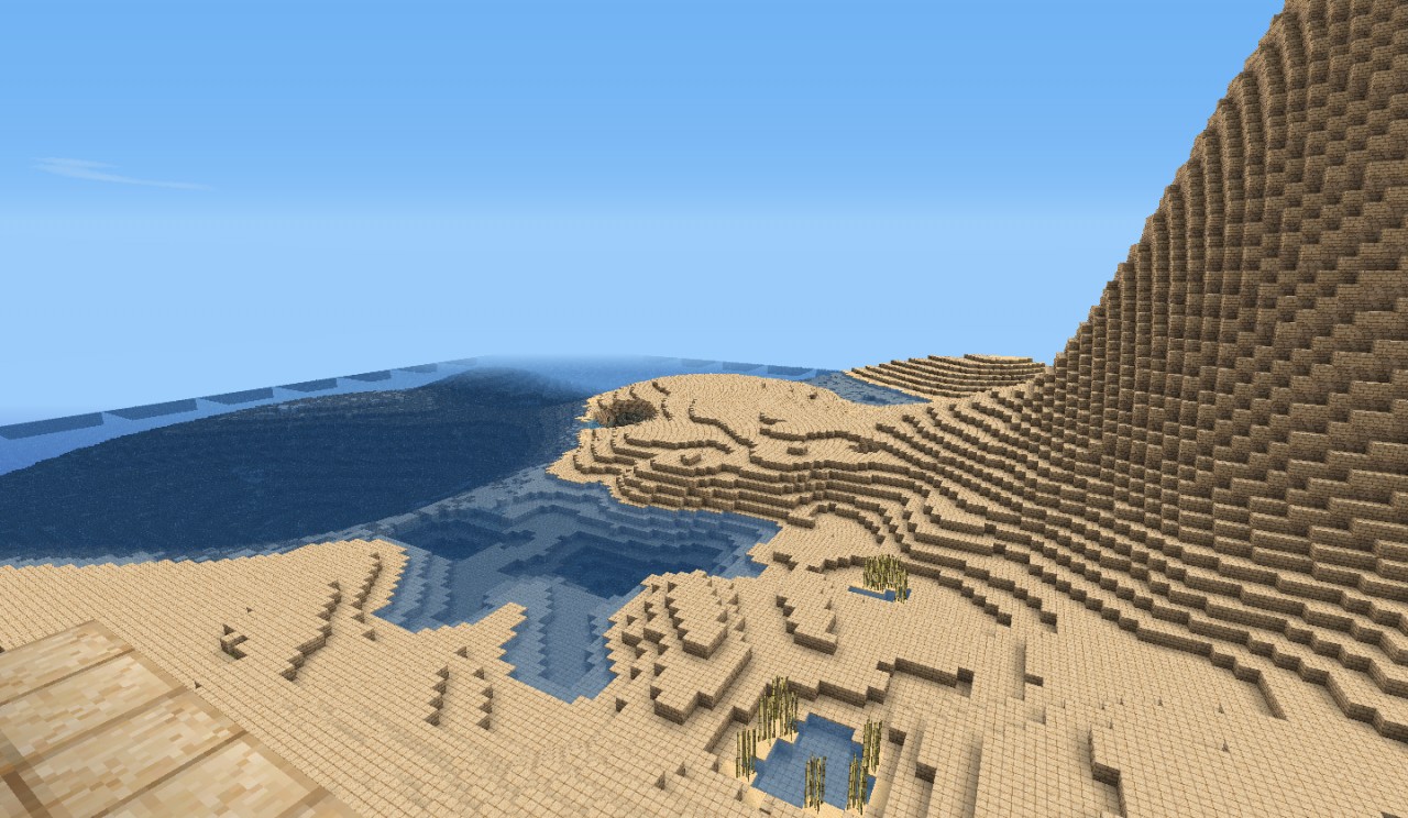 [CUSTOM TERRAIN] Sandstone Island Minecraft Map