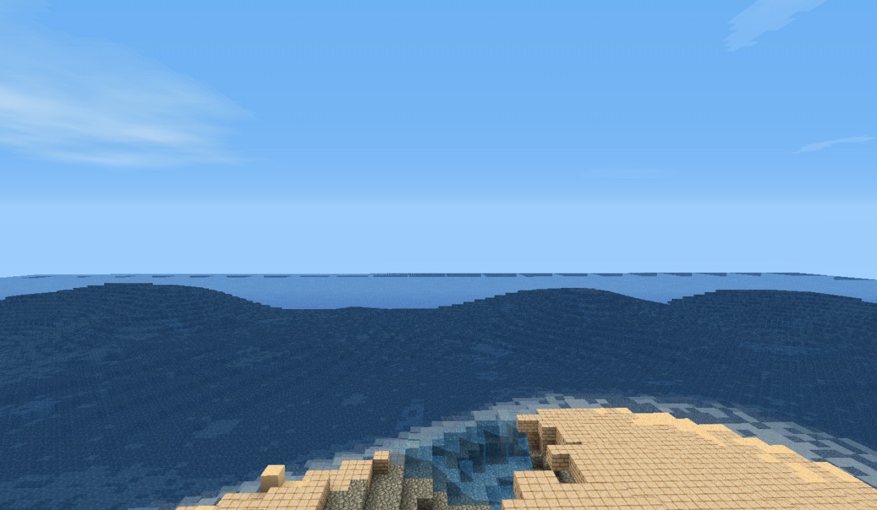 [CUSTOM TERRAIN] Sandstone Island Minecraft Map