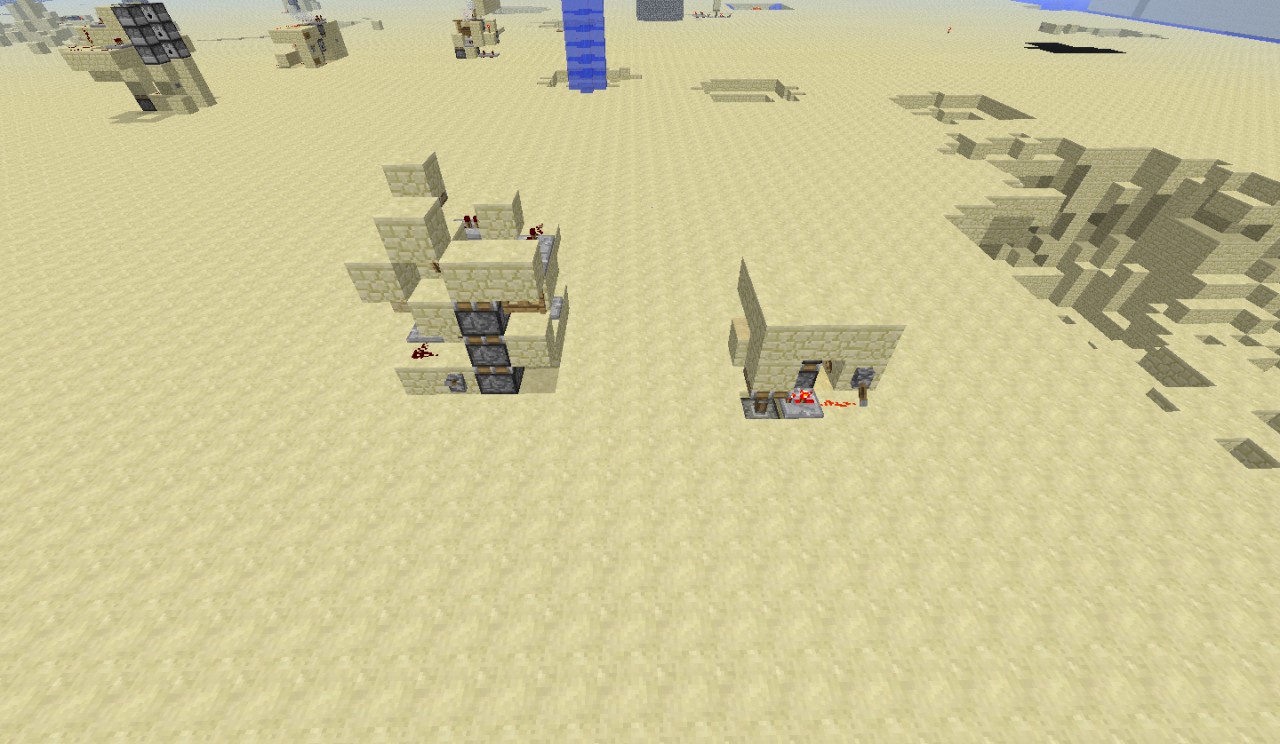 Minecraft - Double and Triple Piston Extenders Minecraft Map