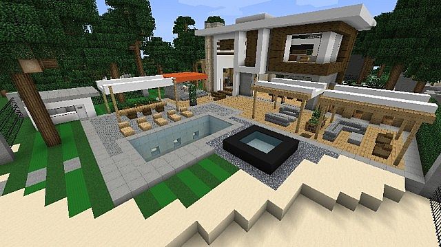 Modern Mansion - Le Maître Minecraft Map