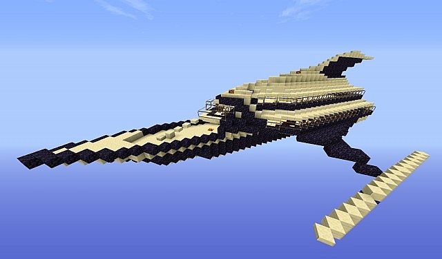 Commercial Spaceline Cruiser (Diagonal Build) Minecraft Map