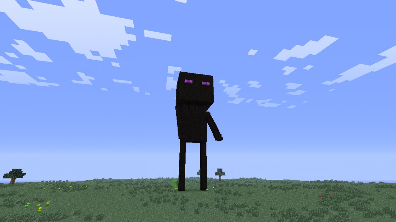 enderman model Minecraft Map