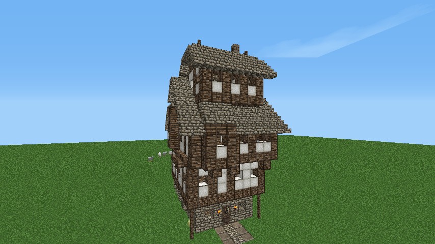 3 Story Medieval House Minecraft Map