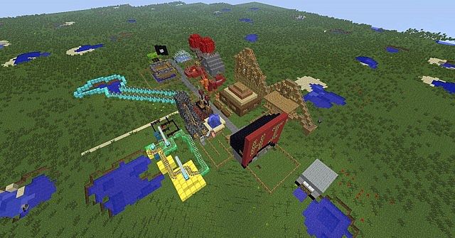 Funtown |The new town full of fun!| Minecraft Map