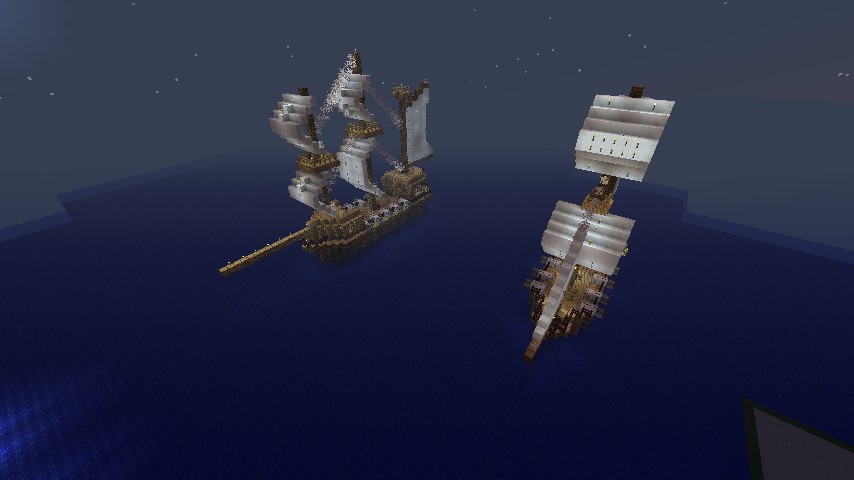 Two Ship Minecraft Map