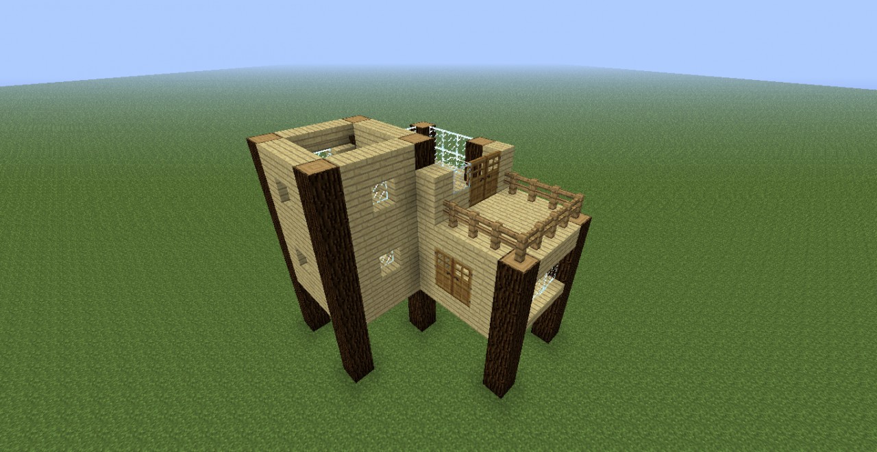 How to build a cosy Chalet Minecraft Map