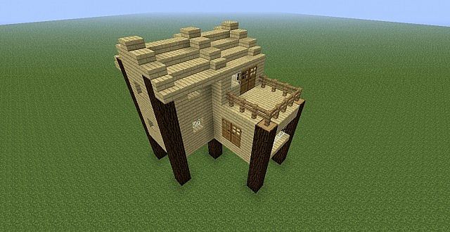 How to build a cosy Chalet Minecraft Map