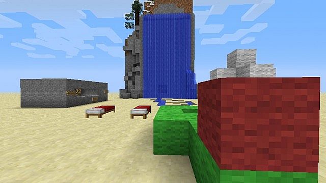 Beautiful Waterfall Minecraft Map