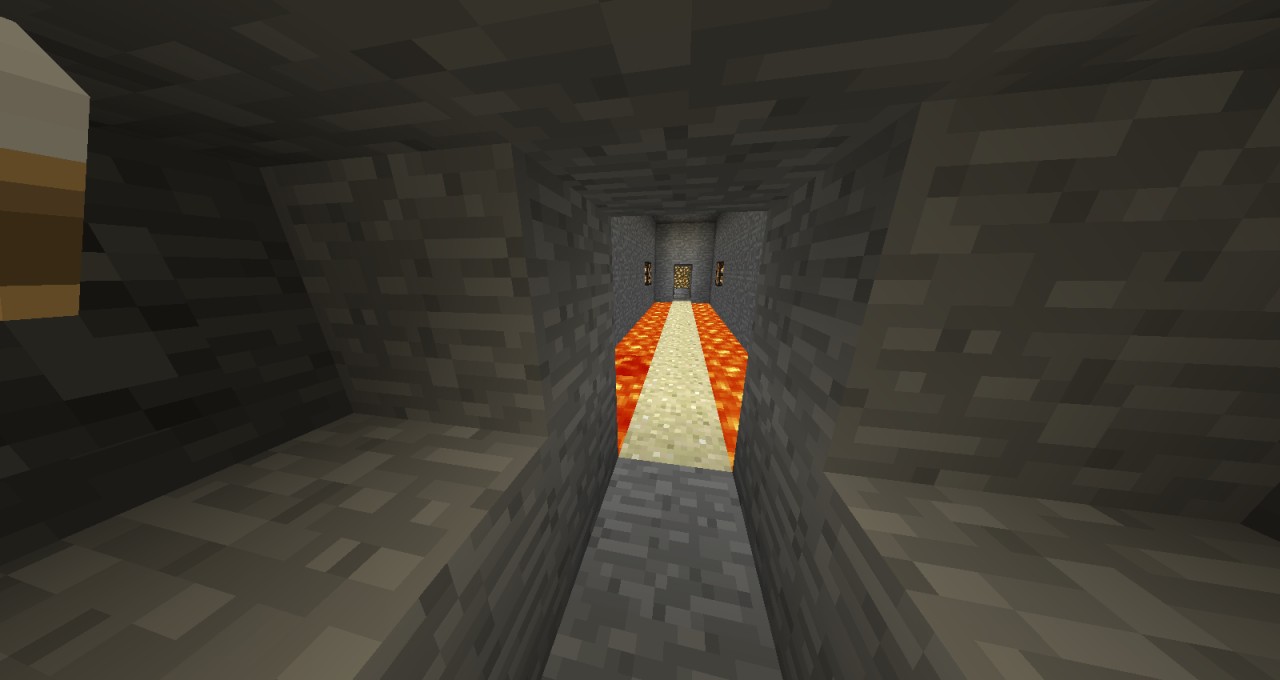 3 huts and a base Minecraft Map