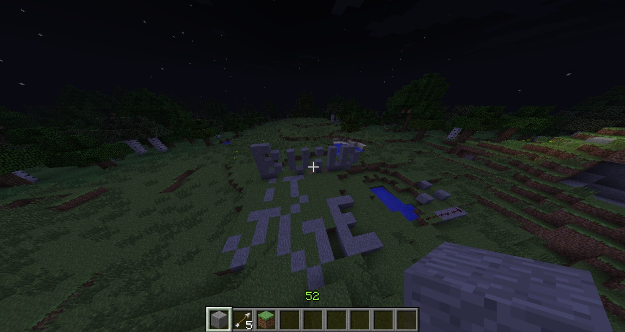 3 huts and a base Minecraft Map