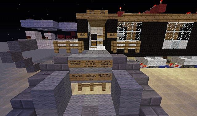 Redstone block lock Minecraft Map