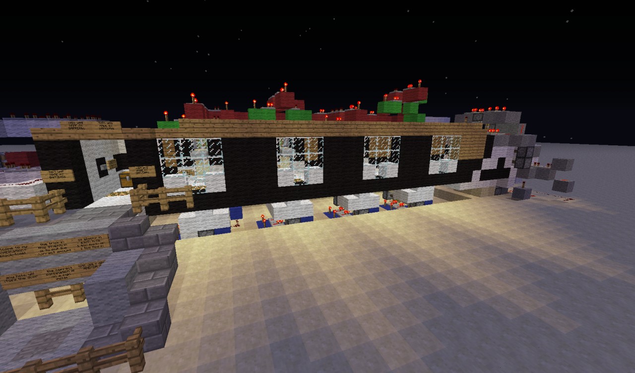 Redstone block lock Minecraft Map