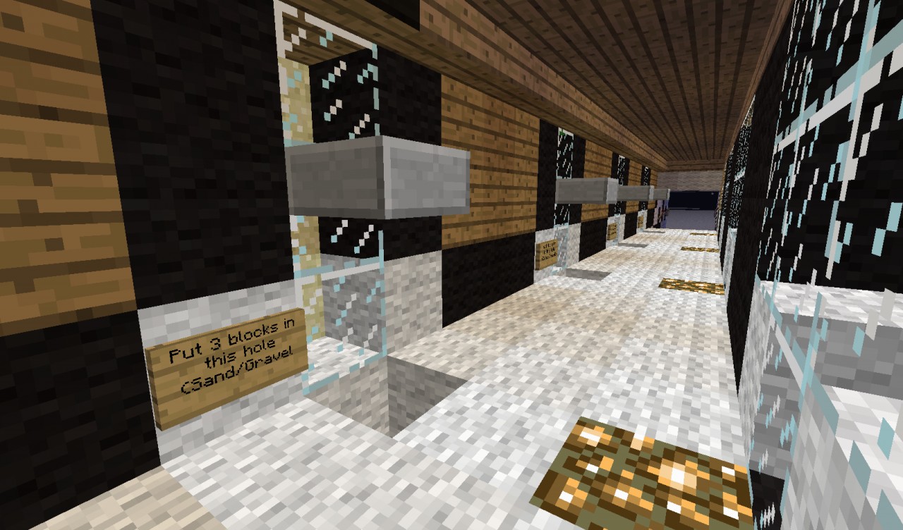 Redstone block lock Minecraft Map