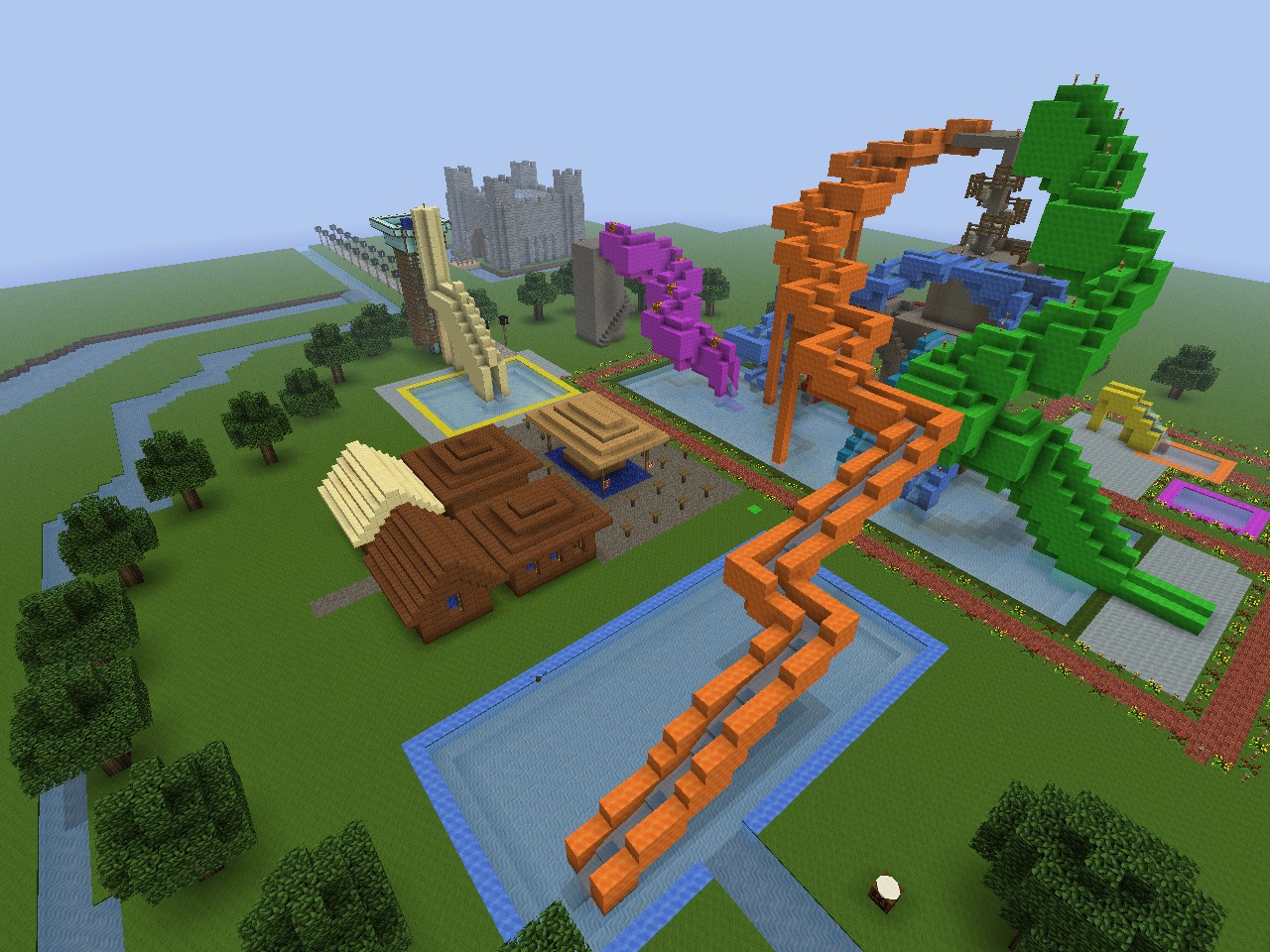 Water Park Minecraft Map