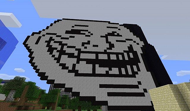 Troll pixel art! :D Minecraft Map