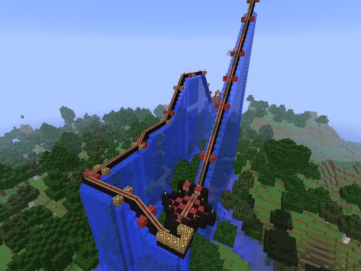 Epic RollerCoaster Minecraft Map