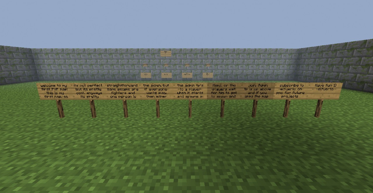Command Block PvP Minecraft Map