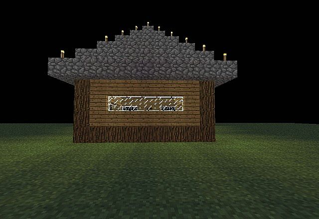 oak wood house with oak wood planks Minecraft Map