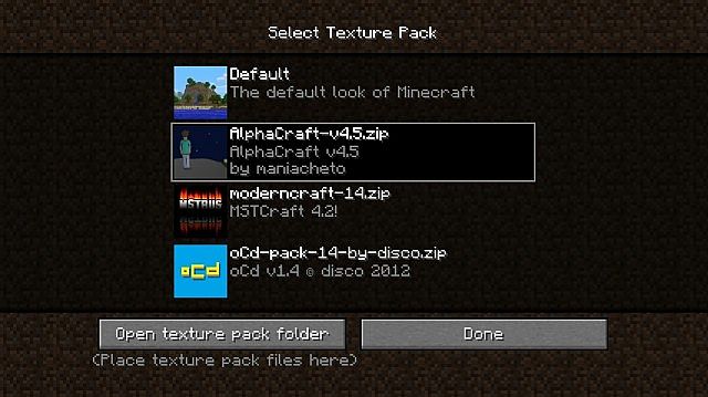 AlphaCraft v5.0 Minecraft Texture Pack