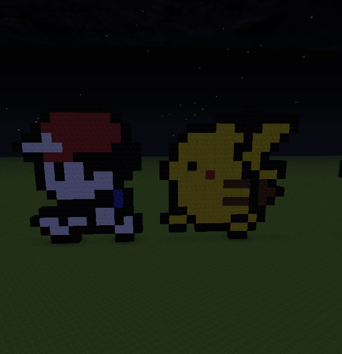 Pixel Art Server Minecraft Map