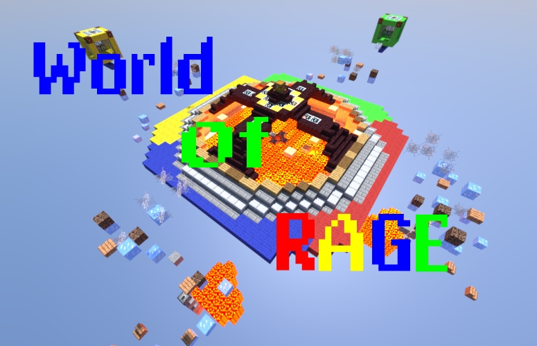 World of RAGE Parkour/PVP Map Minecraft Map