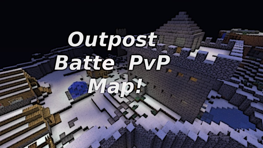 Outpost Battle PvP map Minecraft Map