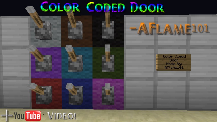 Color Coded Door [15.2] Minecraft Map