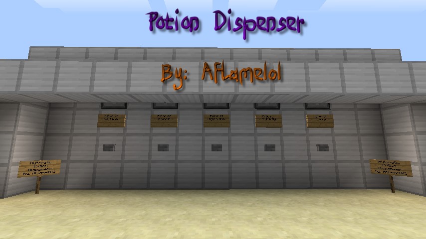 Potion Dispenser Minecraft Map