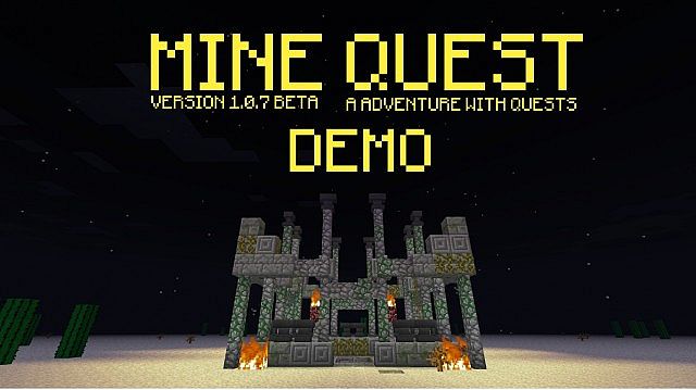 MineQuest V. 1.0.7 DEMO Minecraft Map